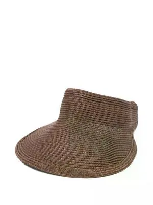 Borsalino Jasmine Logo Plaque Woven Visor