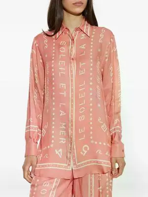 Balmain Graphic Print Shirt