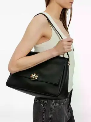 Tory Burch Logo-plaque Leather Tote Bag