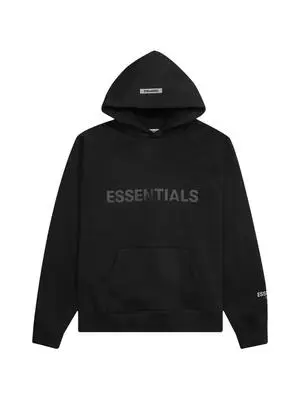 Fear Of God Logo Appliqué Hoodie - Black