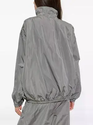 Alexander Wang Logo-print High-neck Jacket
