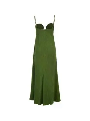 Johanna Ortiz Dream Spinner Cutout Maxi Dress - Green