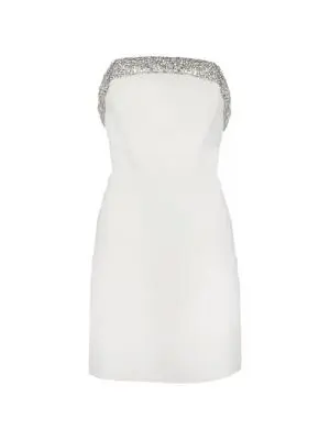 Amen Strapless Mini Dress - White