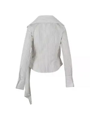 BALOSSA Striped Asymmetric Shirt