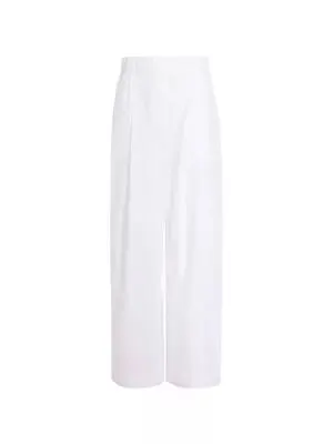 Proenza Schouler Lissia Pleated Trousers - White