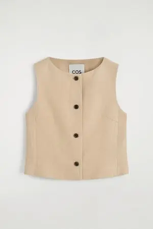 Cream Vests for Women