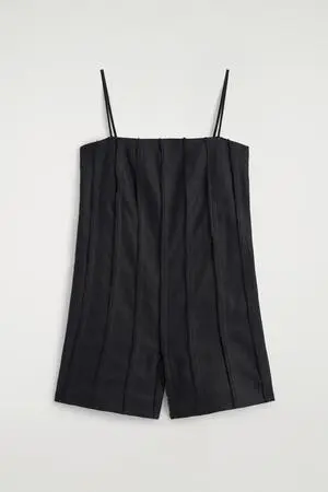 Cos Sculpted Linen Romper