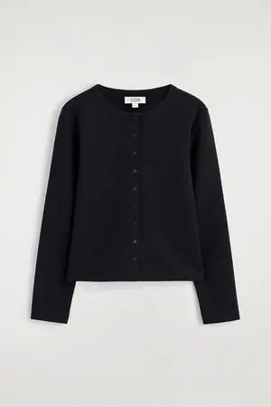 Cos Minimal Jersey Cardigan