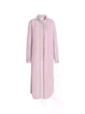 MC2 SAINT BARTH Adeline Striped Shirt Dress - Pink