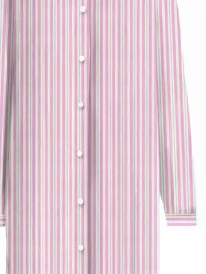 MC2 SAINT BARTH Adeline Striped Shirt Dress