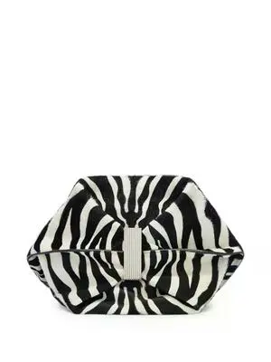 Attico La Scoop Shoulder Bag - Black