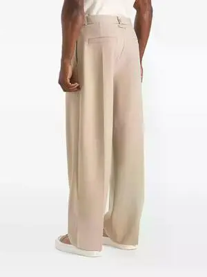 Manière De Voir Wide-leg Tailored Trousers With Belt