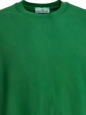 Stone Island Logo Patch Crew Neck Sweater