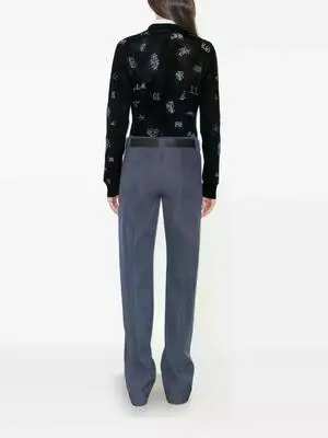 Tory Burch Slim Fit Wool Pants
