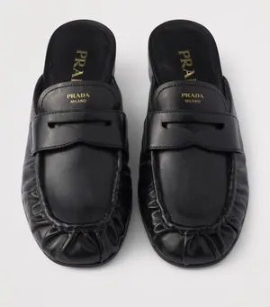 Prada Leather Mules