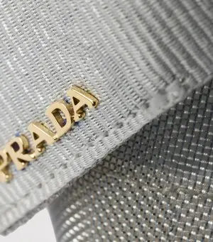 Prada Leather-mesh Bow Slingback Pumps