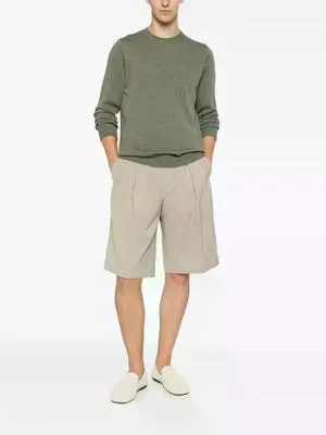 BRIGLIA 1949 Bedfords Pleated Shorts