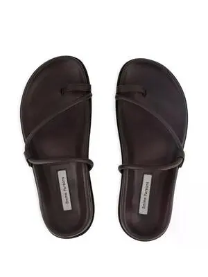 EMME PARSONS Leather Slip-on Sandals