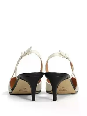 THE SELLER Two-tone Pointed-toe Pumps