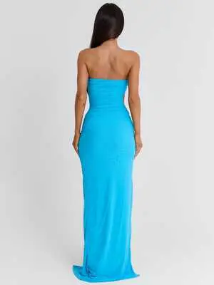 OUTCAST Alanna Maxi Dress - Blue