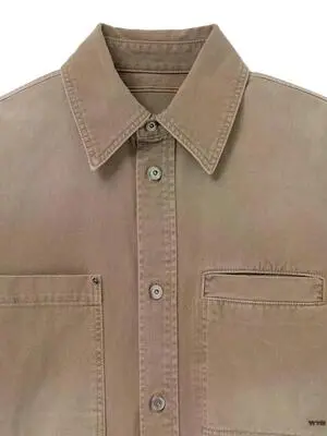 WOOYOUNGMI Logo-print Patch-pocket Shirt