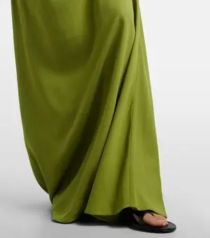 Christopher Esber Ruched Tee Gown - Green