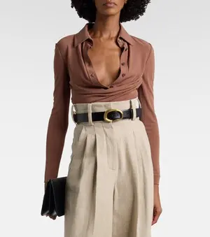 Elie Saab Viscose Jersey Top