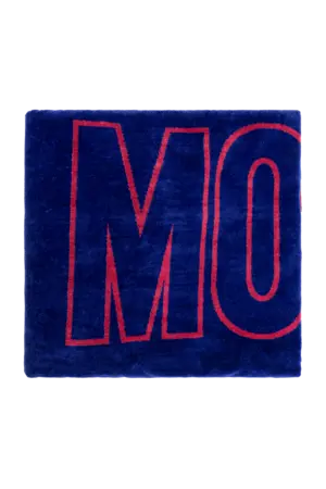 Moschino Bath Towel - Navy Blue