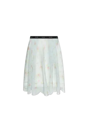 Marc Jacobs Floral Motif Midi Skirt