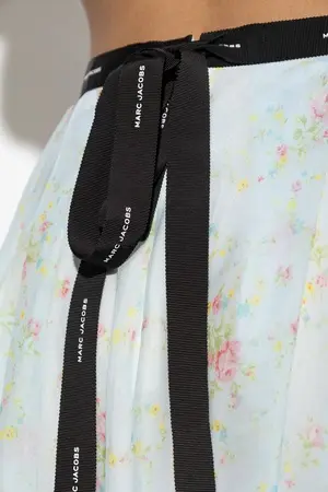 Marc Jacobs Floral Motif Midi Skirt