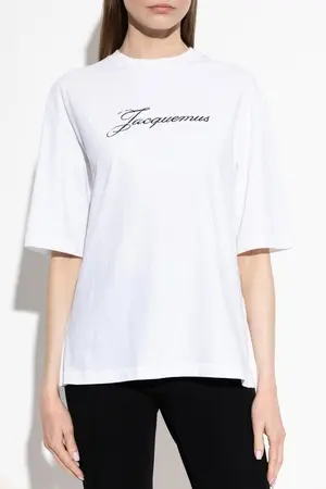 Jacquemus Printed Logo Cotton T-shirt