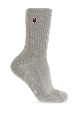 A BATHING APE Logo Socks