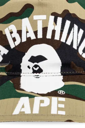 A BATHING APE Baseball Cap Camouflage Pattern