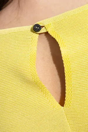 Jacquemus Short-sleeve Maxi Dress With Cut-out Detail