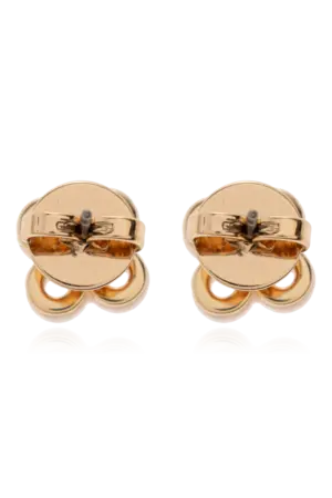 Tory Burch Mother-of-pearl Clover Stud Earrings