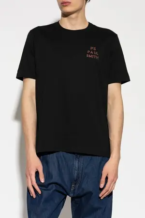 Paul Smith T-shirt With Print - Black