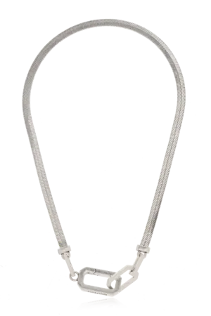 ALLSAINTS Tone Brass Link Necklace - Silver