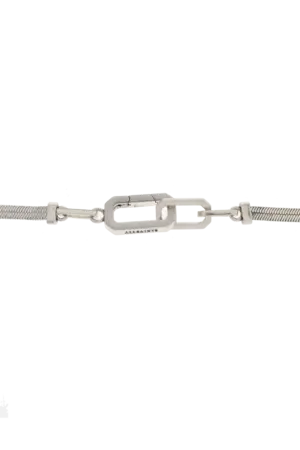 ALLSAINTS Tone Brass Link Necklace - Silver