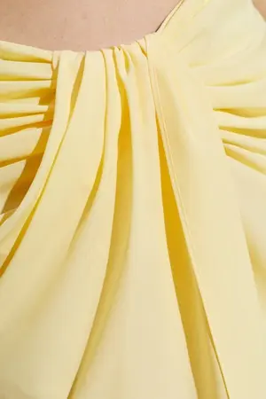 Jacquemus Draped Midi Pareo - Yellow