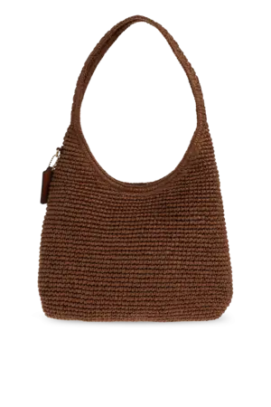 COACH Brooklyn 28 Raffia Shoulder Bag