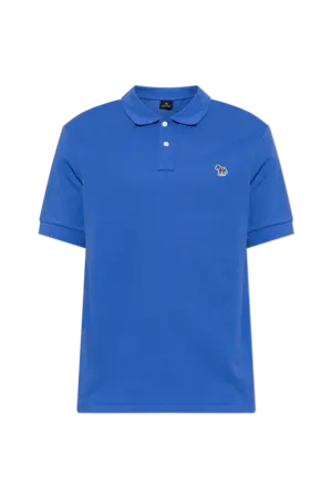 Paul Smith Polo With Patch - Blue