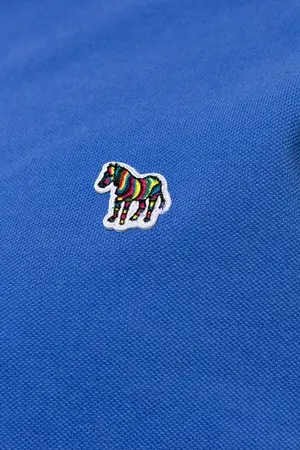 Paul Smith Polo With Patch - Blue
