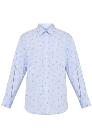 Paul Smith Shirt With Rabbit Motif - Blue