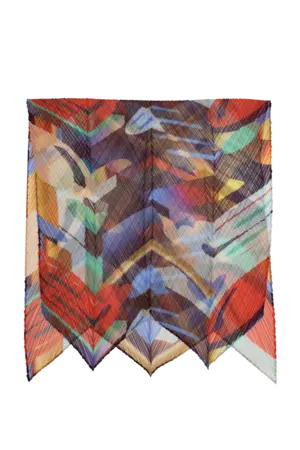 Issey Miyake Pleated Scarf - Multicolour