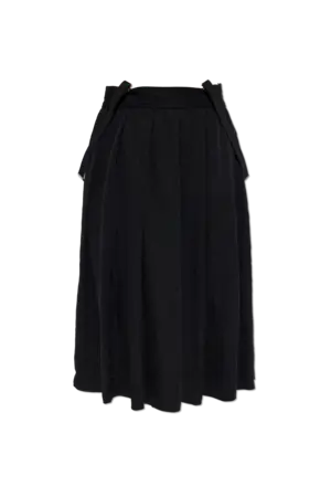 Comme Des Garçons Midi Skirt With Detachable Suspenders