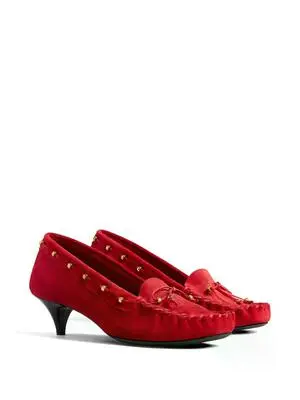Khaite Milly Suede Pumps