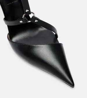 TOM FORD Leather Slingback Pumps - Black