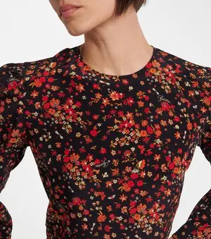 Gucci Floral Silk Mini Dress