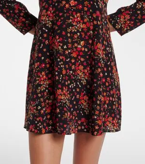 Gucci Floral Silk Mini Dress