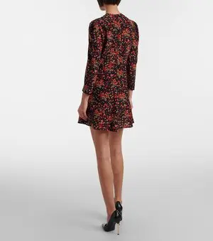 Gucci Floral Silk Mini Dress